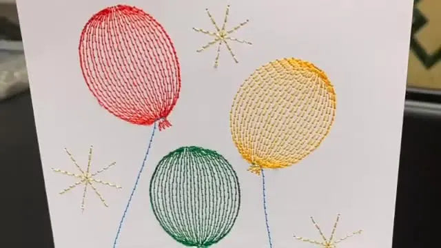 How to Machine Embroider on Card Stock: A Beginnerâ s Guide ...