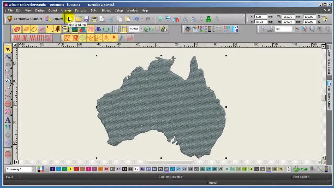 Wilcom EmbroideryStudio + CorelDRAW Quick Trace: Turn a Low-Res Bitmap ...