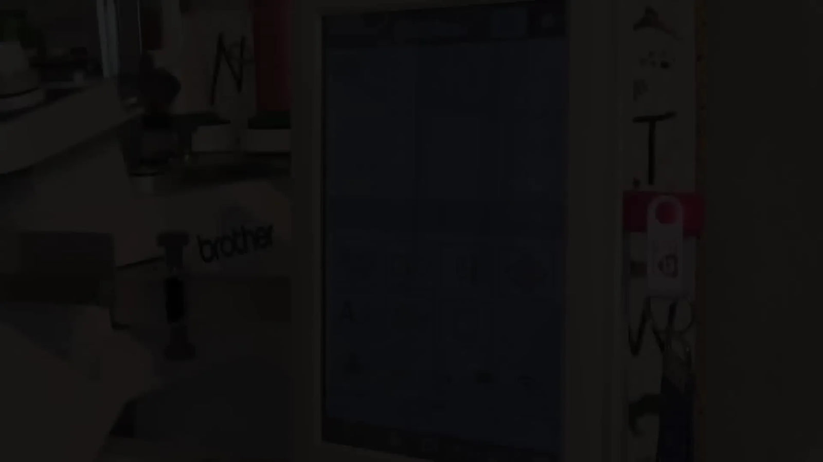 Hollyhock Quilt Block Appliqué on a Brother PR1055X: Camera-Perfect Pl ...