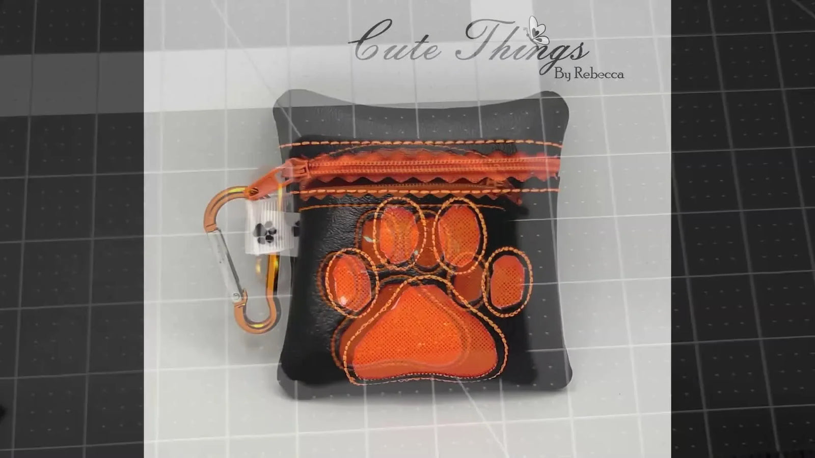 A 4x4 ITH Reverse Appliqué Zipper Bag in Vinyl: The Fast Method That W ...