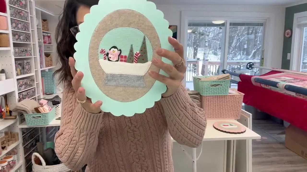 Create Your Own Winter Wonderland: DIY Felt Snow Globes – EmbroideryHooping