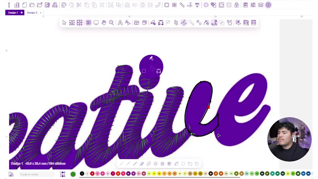 How to Digitize a Simple Logo for Machine Embroidery (Step-by-Step Gui ...
