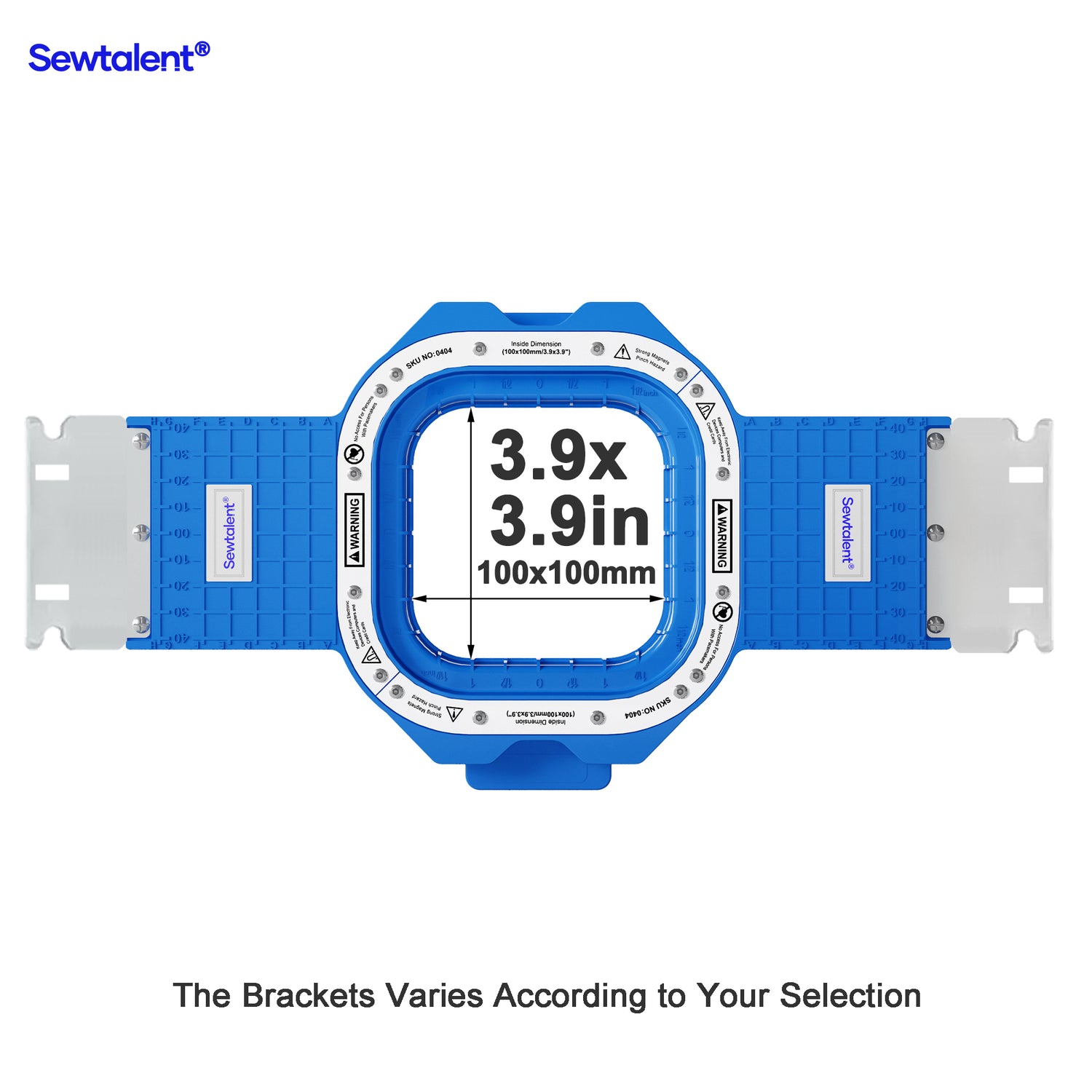 Sewtalent Magnetic Hoop 3.9"x3.9" | 100x100mm for Smartstitch S-1001 ...