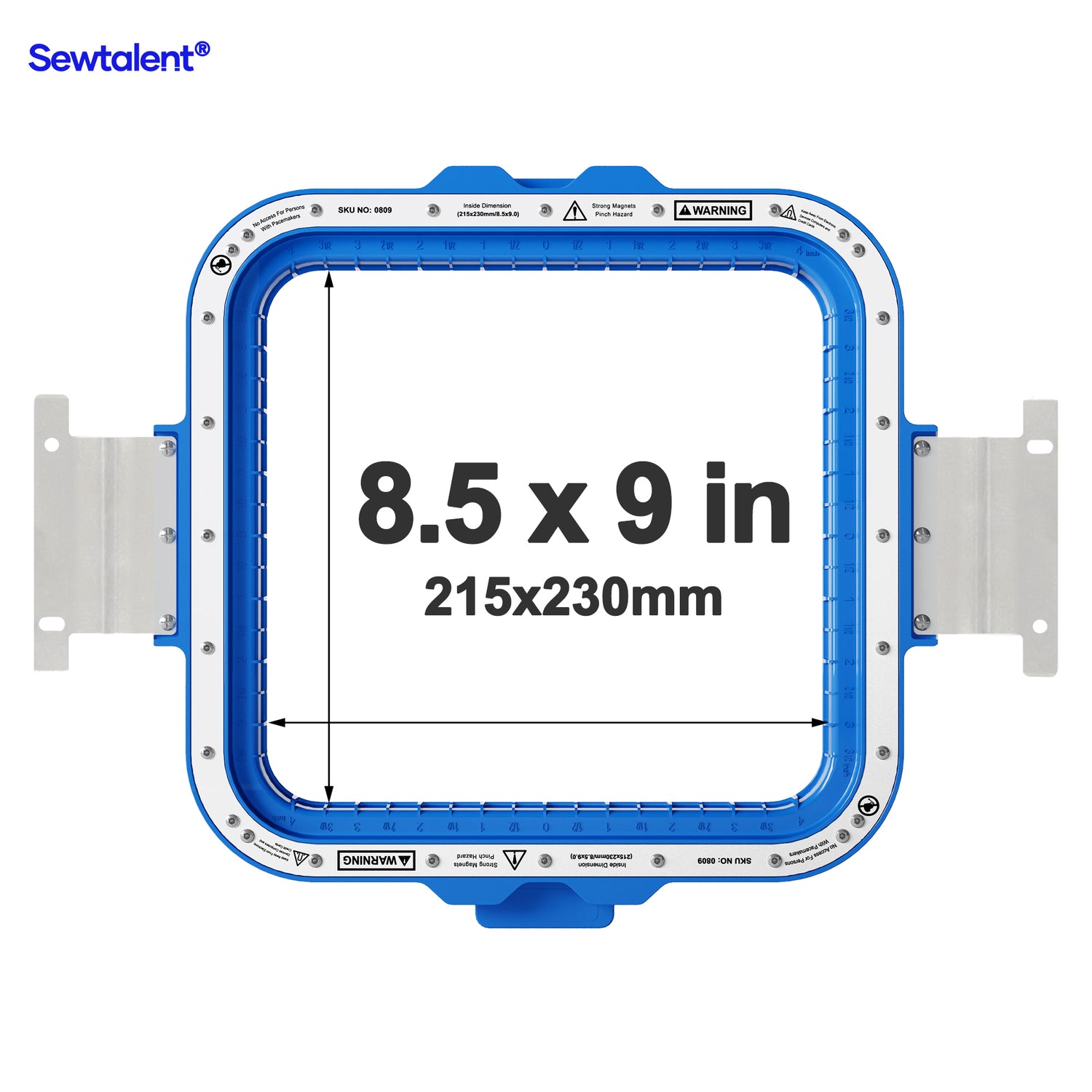 Sewtalent Magnetic Hoops 8.5″x9″ | 215x230mm for Barudan Embroidery Ma ...