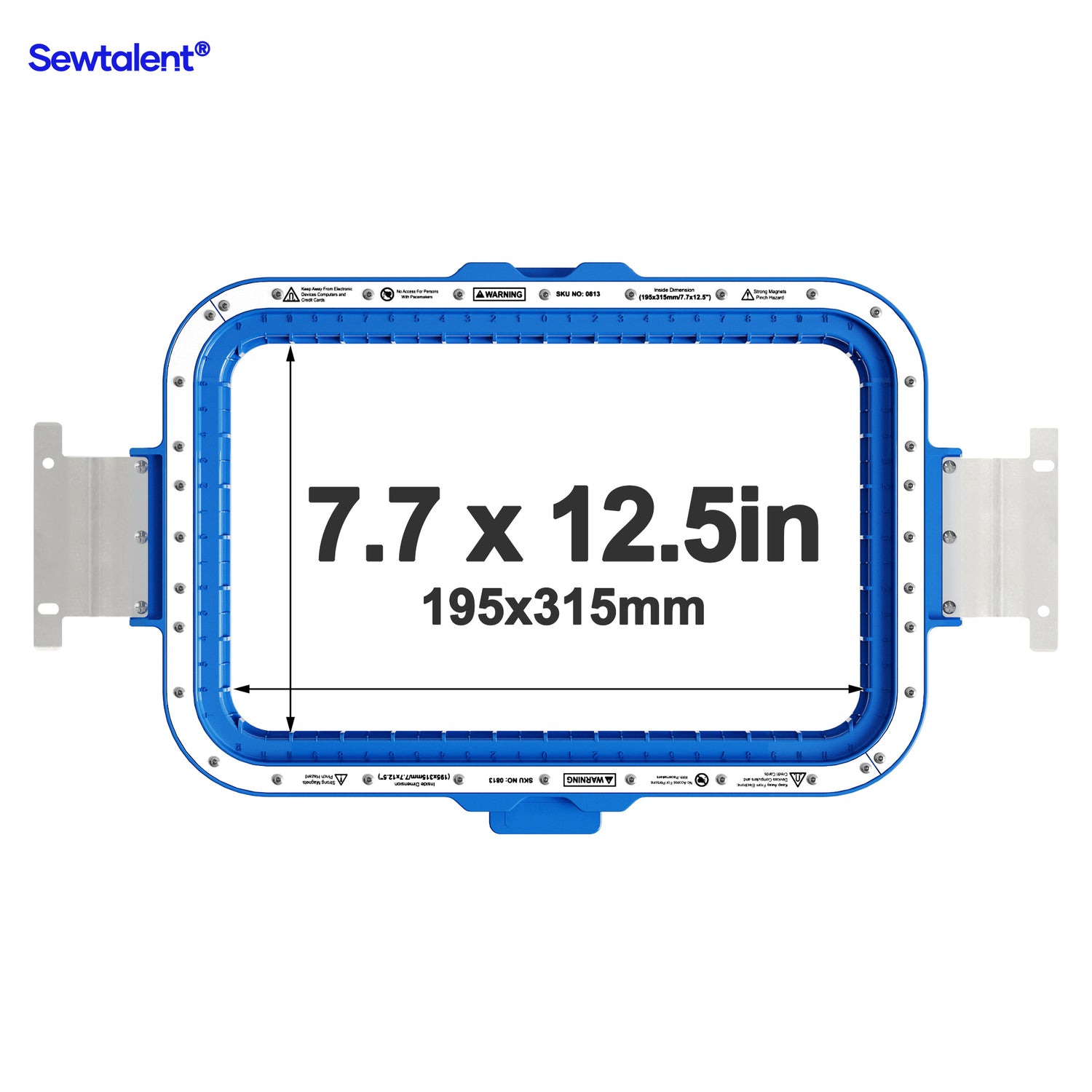Sewtalent Magnetic Hoops 7.7″x12.5″ | 195x315mm for Barudan Embroidery ...