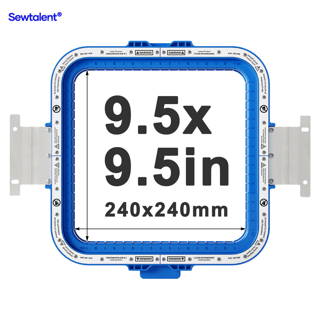 Sewtalent Magnetic Hoops 9.5″x9.5″ | 240x240mm for Barudan Embroidery ...