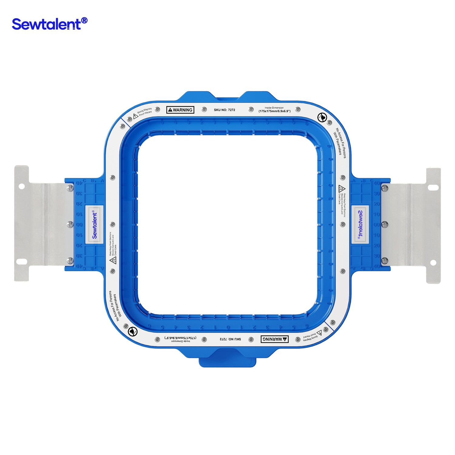 Sewtalent Magnetic Hoops 6.9″x6.9″ | 175x175mm for Barudan Embroidery ...